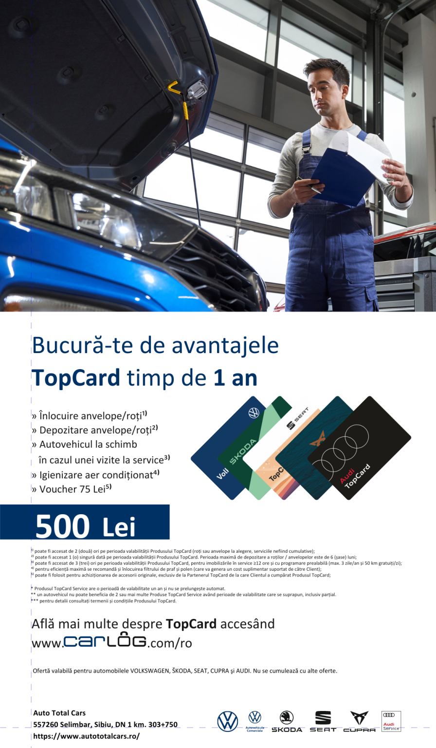 Oferta Top Card - AD AUTOTOTAL CARS